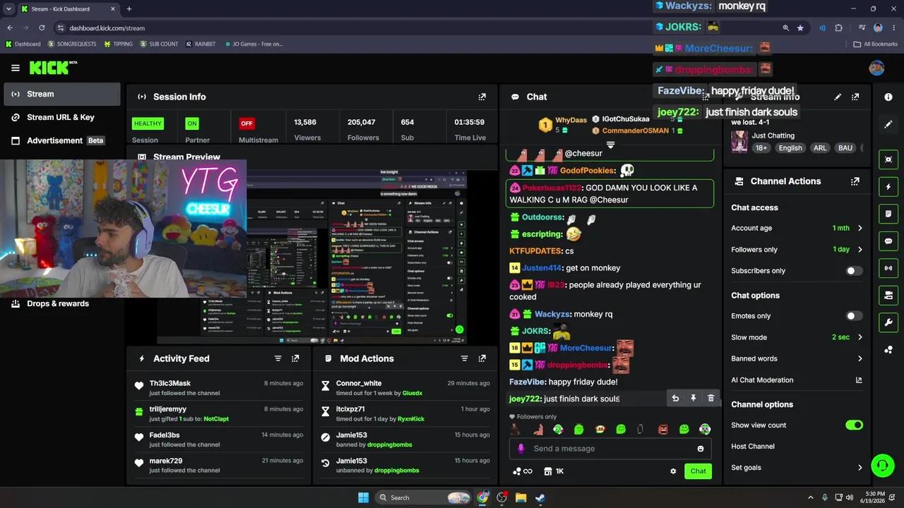 cheesur - kick.com - Live Streaming Search Engine - LiveSearch.app